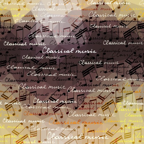 Classical music background Royalty Free Vector Image