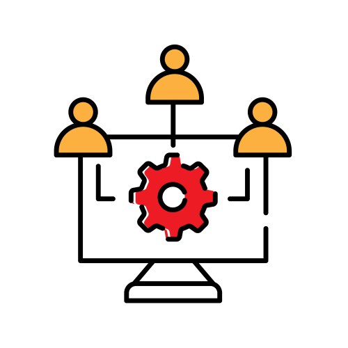 Application performance management and optimizing Vector Image