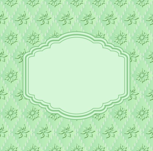 Blue floral frame Royalty Free Vector Image - VectorStock