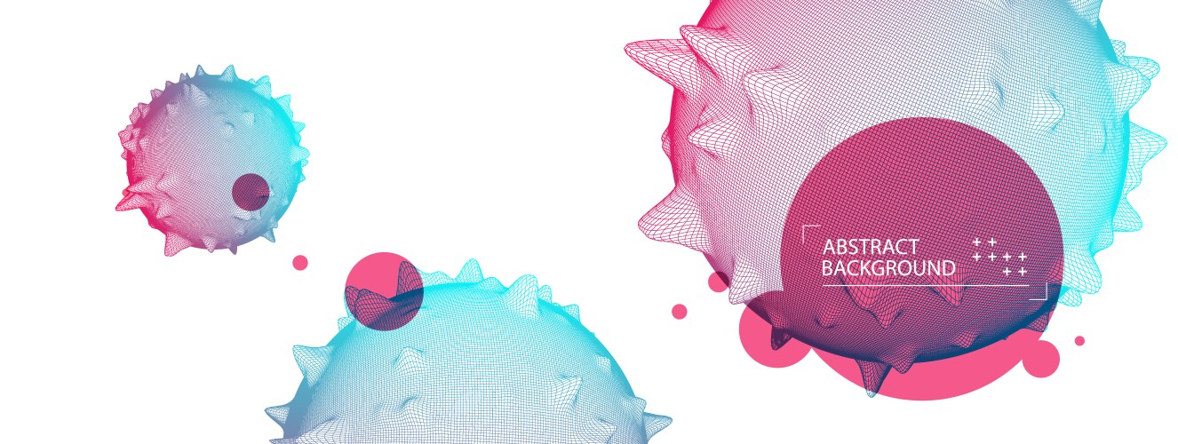 Science horizontal background Royalty Free Vector Image