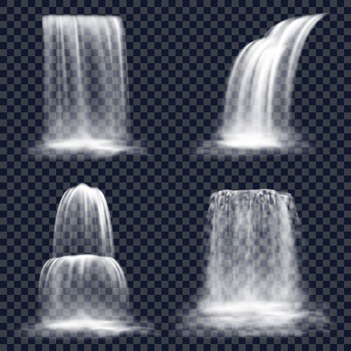 Waterfall Royalty Free Vector Image - VectorStock