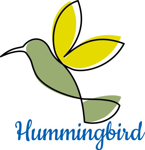 Hummingbird Outline Vector Images (over 2,900)