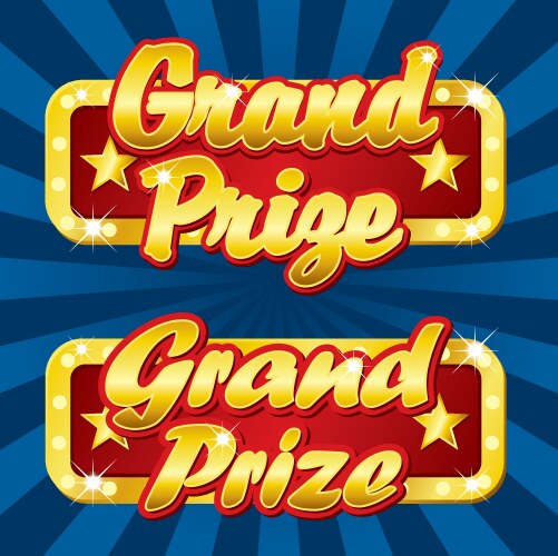 Grand Prize Vector Images (over 530)