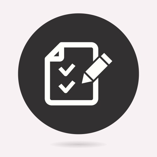 Survey icon Royalty Free Vector Image - VectorStock
