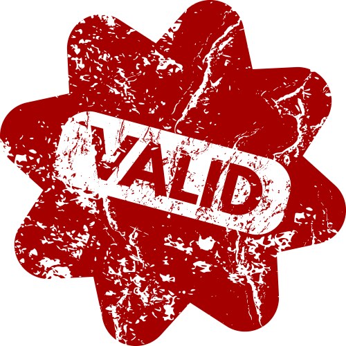 Finished - red rubber stamp with grunge effect Vector Image