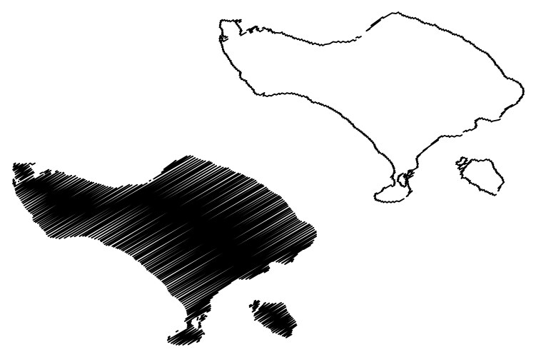 Map Bali Outline Vector Images (over 250)