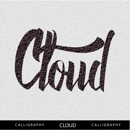 Like hand lettering - handmade calligraphy Vector Image