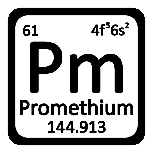 Periodic Table Promethium Vector Images (55)