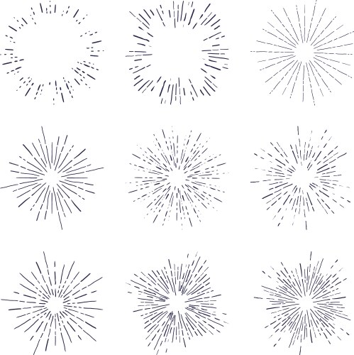 Light Burst Vector Images (over 79,000)