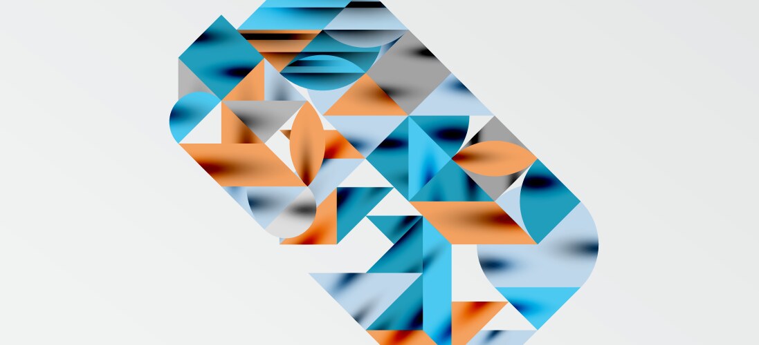 Geometric neo patterns abstract background Vector Image