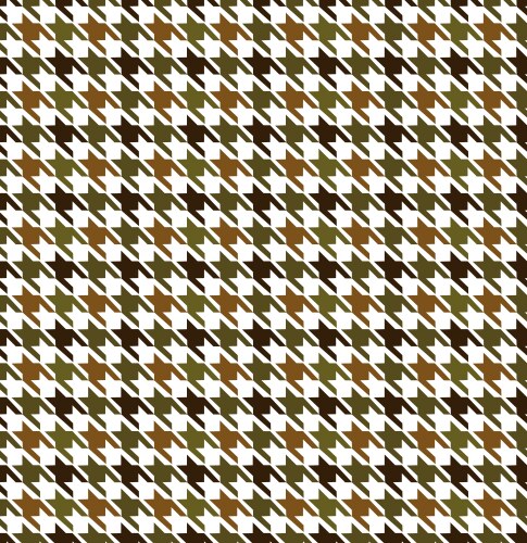Yellow and black houndstooth seamless pattern Vector Image