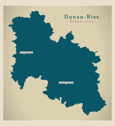 Kelheim grey county map bavaria germany Royalty Free Vector