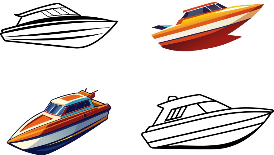 Speedboat Vector Images (over 5,300)