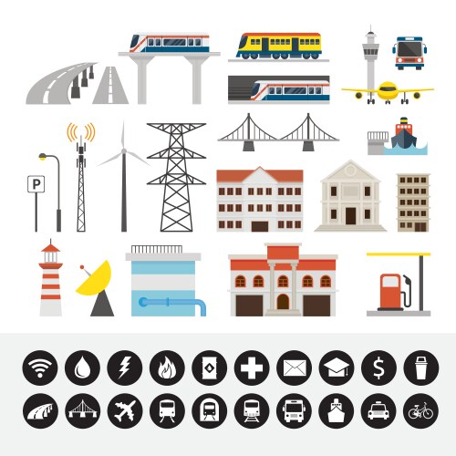 Infrastructure Vector Images (over 52,000)