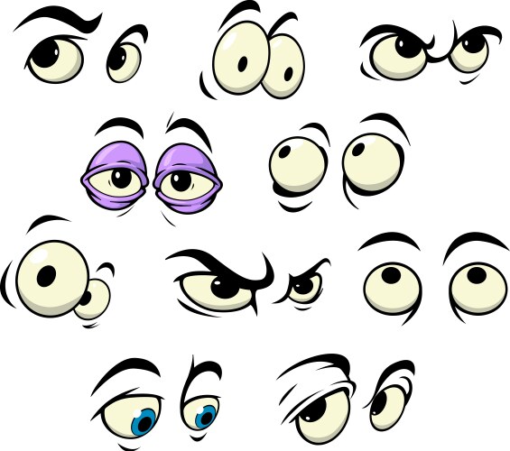 Scared Cartoon Eyes Vector Images (over 3,700)