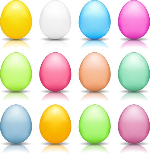 Colored balloons set Royalty Free Vector Image