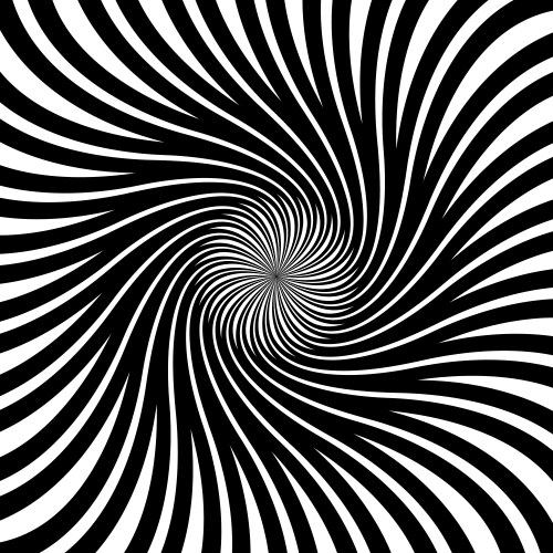 Psychedelic hypnotic swirl spiral hypnosis pattern