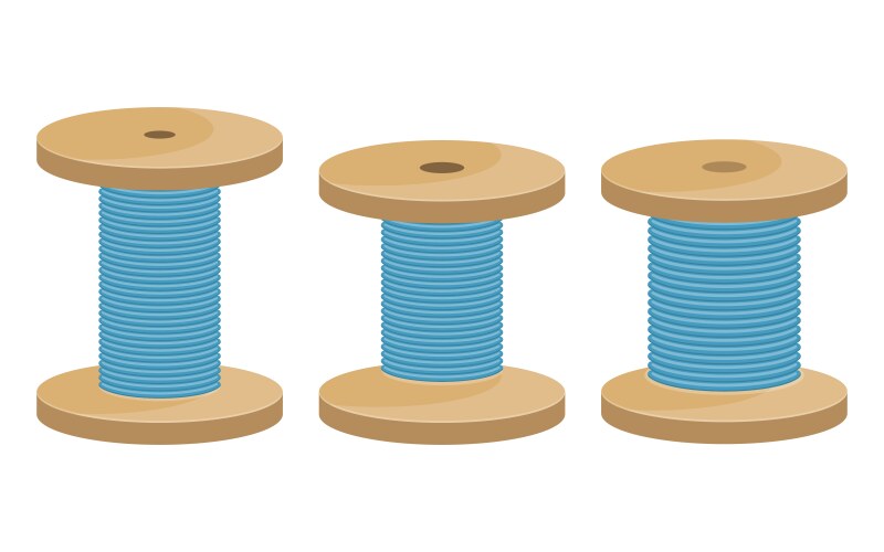 Thread spool Royalty Free Vector Image - VectorStock