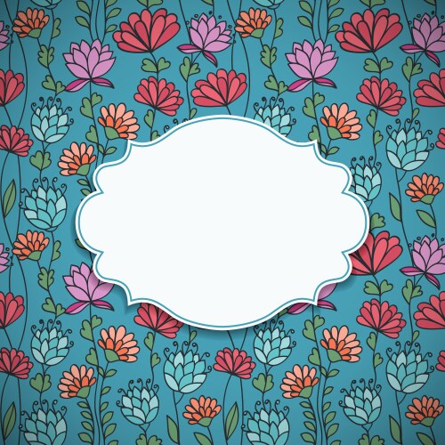 Floral seamless pattern Royalty Free Vector Image