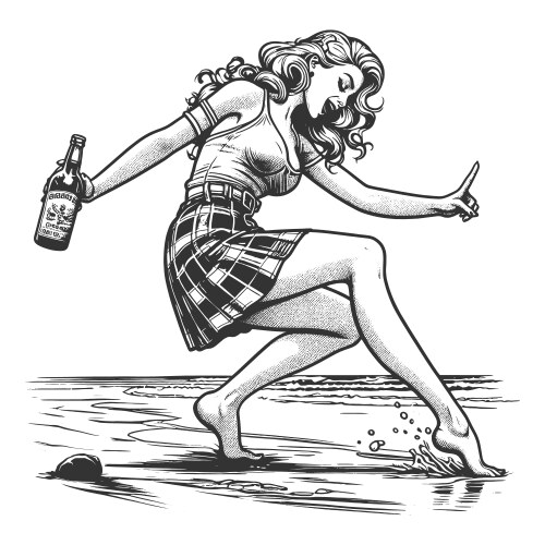 Drunk Woman Vector Images (over 1,400)