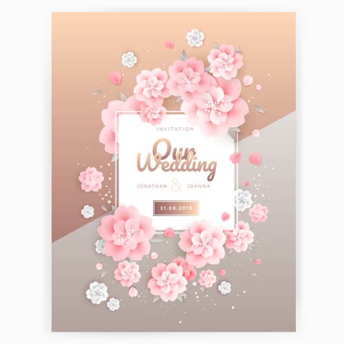 Wedding Invitation Card Background Vector Images (over 240,000)