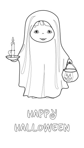 Vampire halloween coloring page isolated for kids Vector Image