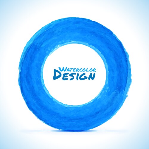Abstract blue light circle background Royalty Free Vector
