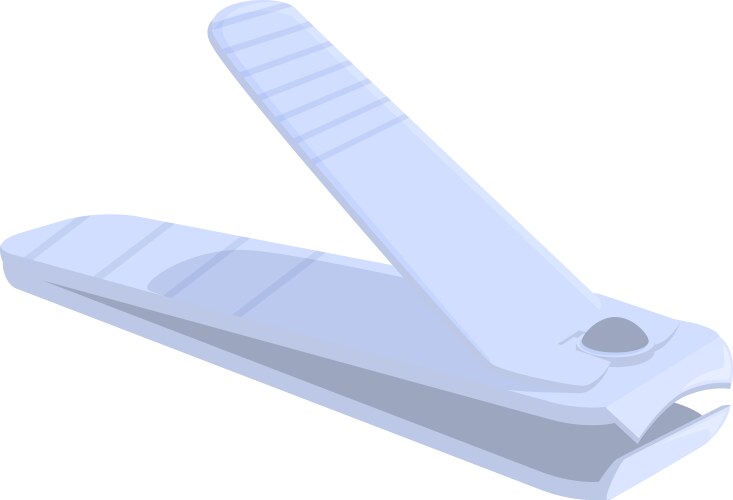 Metal nail clipper for cutting fingernails Vector Image