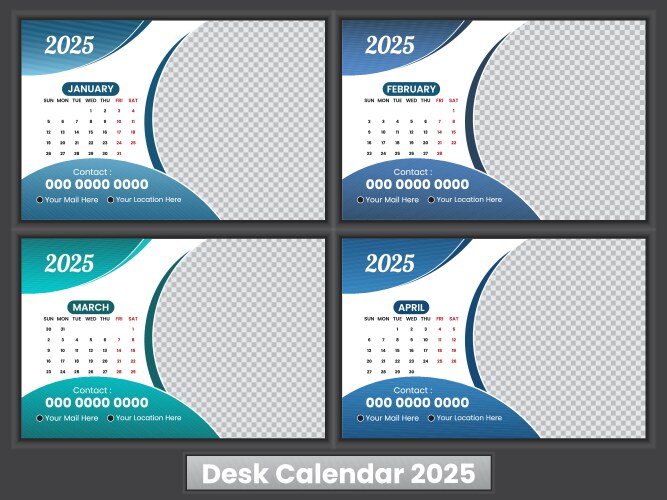 2025 Calendar Vector Images (over 7,900)