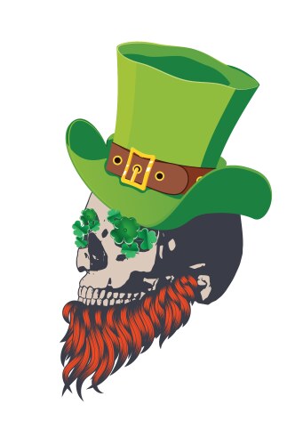 Shamrock with Skulls Vector Images (over 100)