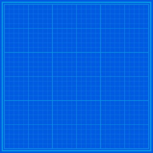 Blue square grid blueprint Royalty Free Vector Image