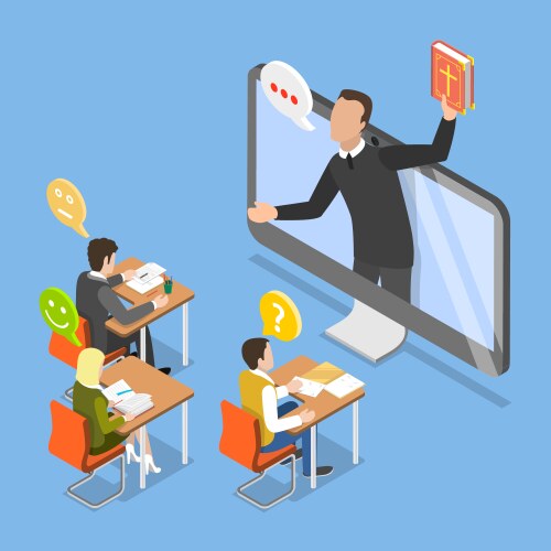 Classroom Isometric Vector Images (over 3,700)