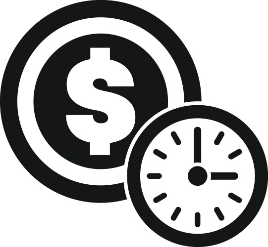 Human eye crying dollar coins showing financial Vector Image