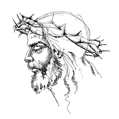 Jesus Sketch Vector Images (over 2,900)