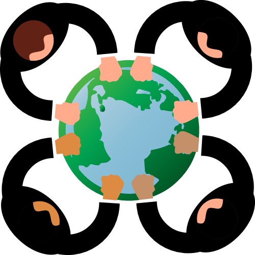 Graph world Royalty Free Vector Image - VectorStock