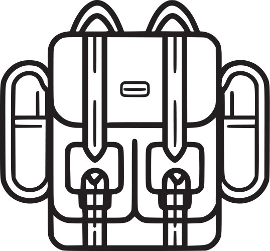 Backpack Royalty Free Vector Image - VectorStock