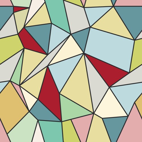 Rainbow triangle seamless pattern Royalty Free Vector Image