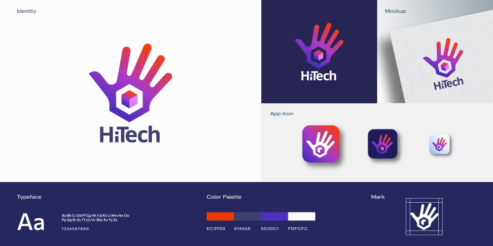 High Tech Logo Vector Images (over 7,700)