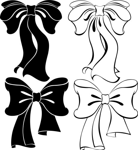 Bow Vector Images & Graphics for Commercial Use | VectorStock