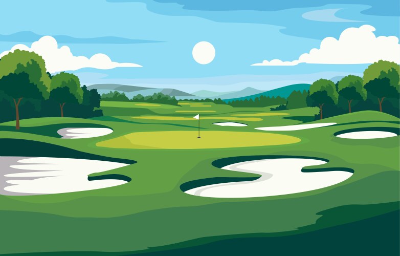 Golf Course Vector Images (over 15,000)