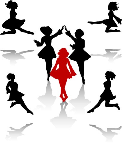 Irish Dancer Vector Images (97)