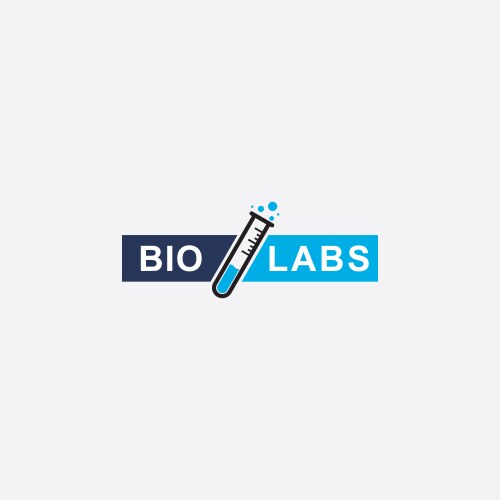 Lab logo design template laboratory Royalty Free Vector