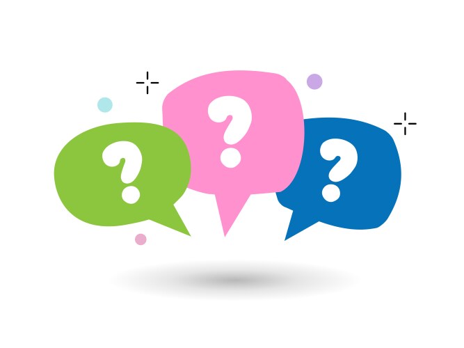 Cloud question mark Royalty Free Vector Image - VectorStock