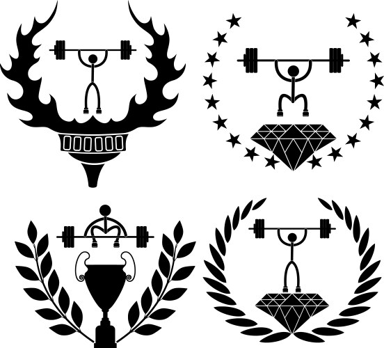 Weightlifting Royalty Free Vector Image Vectorstock