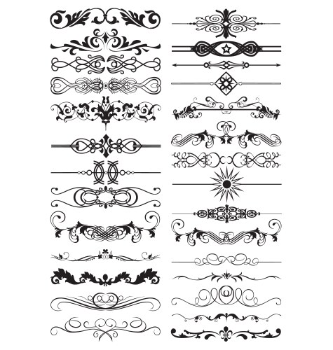 Decorative page border Royalty Free Vector Image