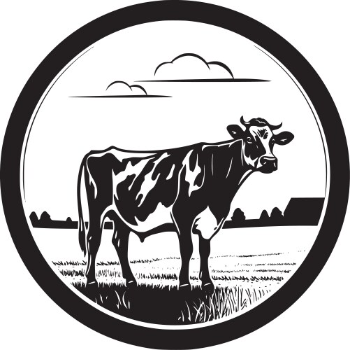 Cattle Grazing Icon Vector Images (over 2,100)
