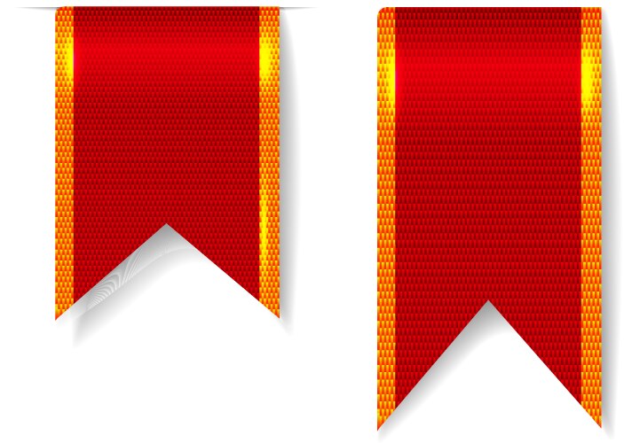 Checkered racing flag ribbon Royalty Free Vector Image