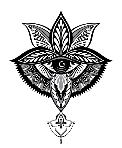 Tattoo eye Royalty Free Vector Image - VectorStock