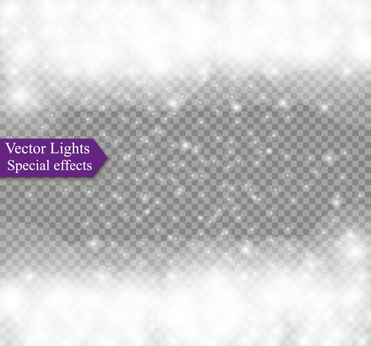 Transparent light effect Royalty Free Vector Image