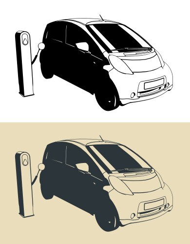 Electric Vehicle Charging Vector Images (over 24,000)